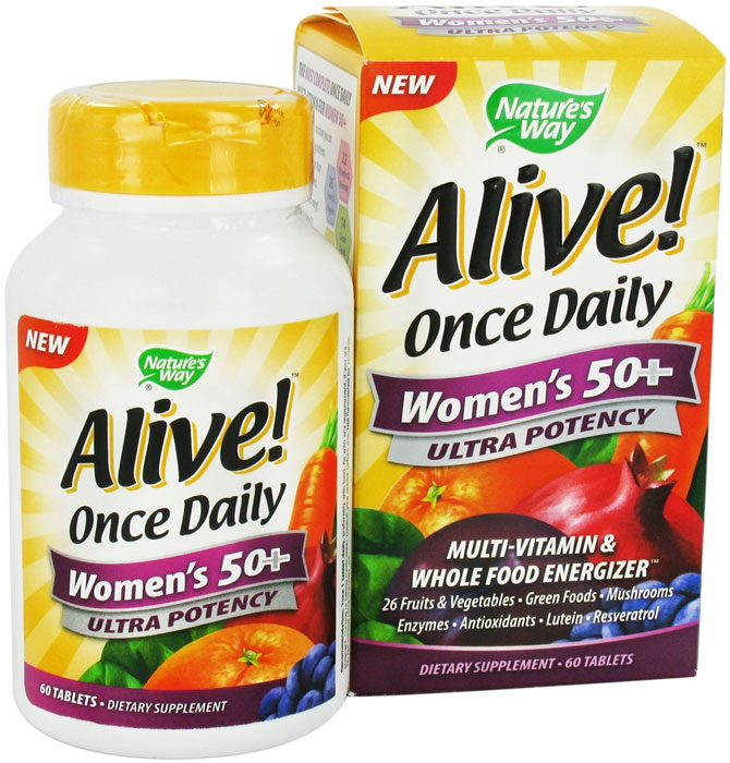 Alive! Once Daily Womens 50+ - 60 Tablets
